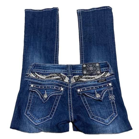 Miss Me | Jeans | Miss Me 27 Bootcut Womens Designer Darker Blue Jeans ...
